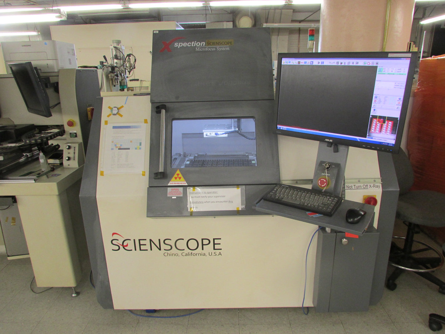 Scienscope Xspection 6000, vintage 2015, X ray system – Electrotech